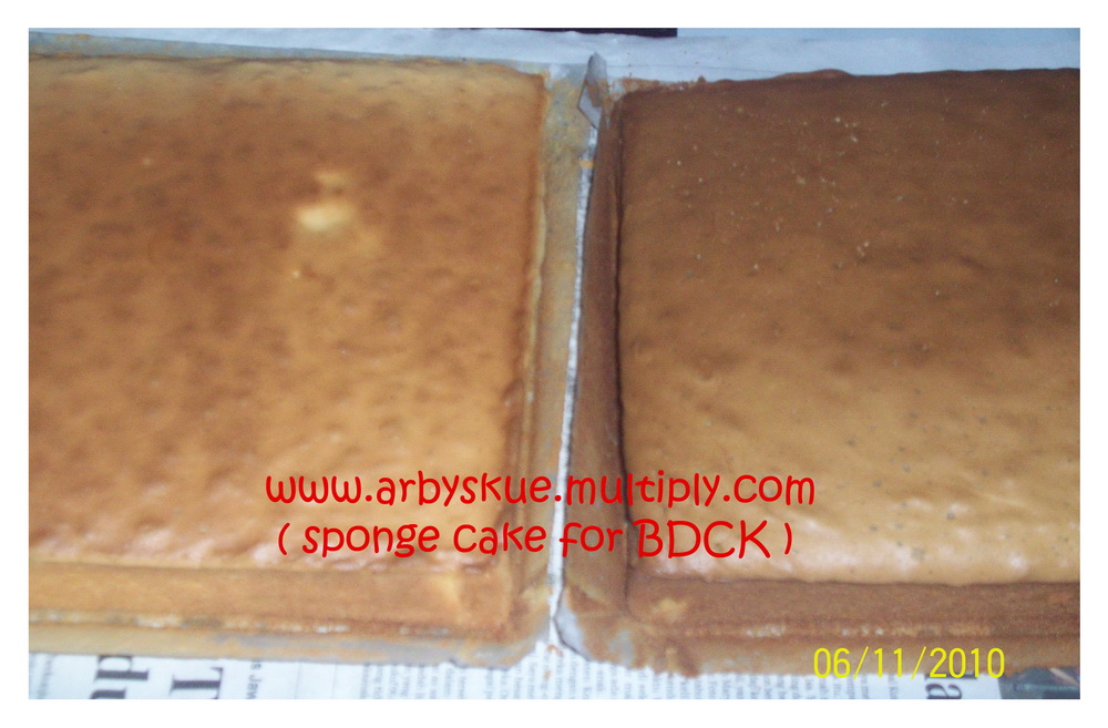 Arby's Rumah Kue: Step By Step Membuat Sponge Cake