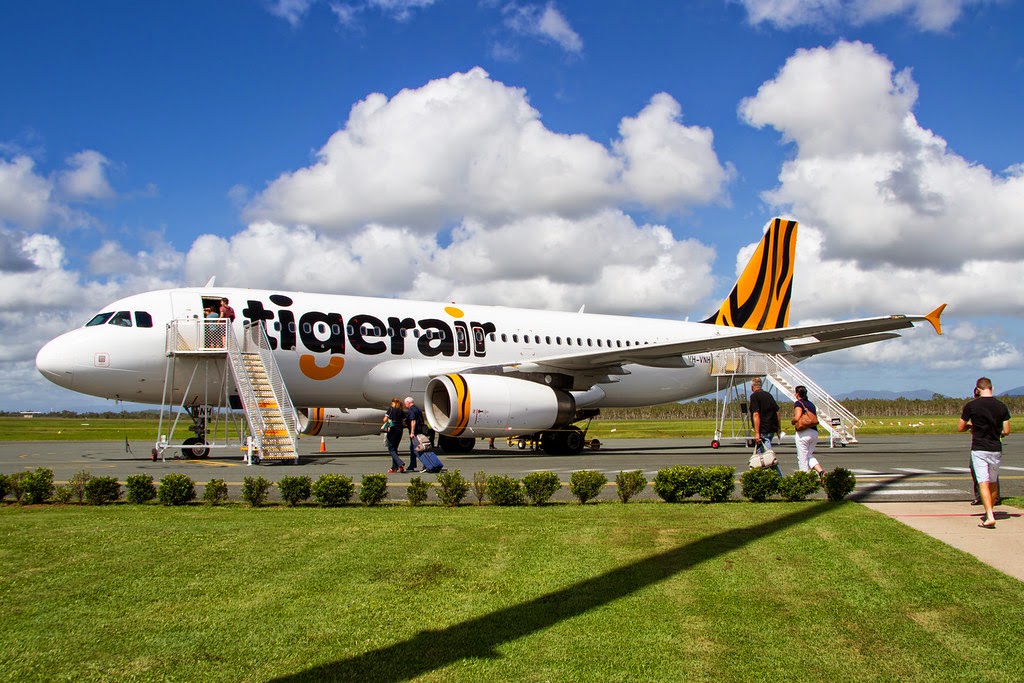 Central Queensland Plane Spotting: Tigerair (Tiger Airways) Airbus A320 ...