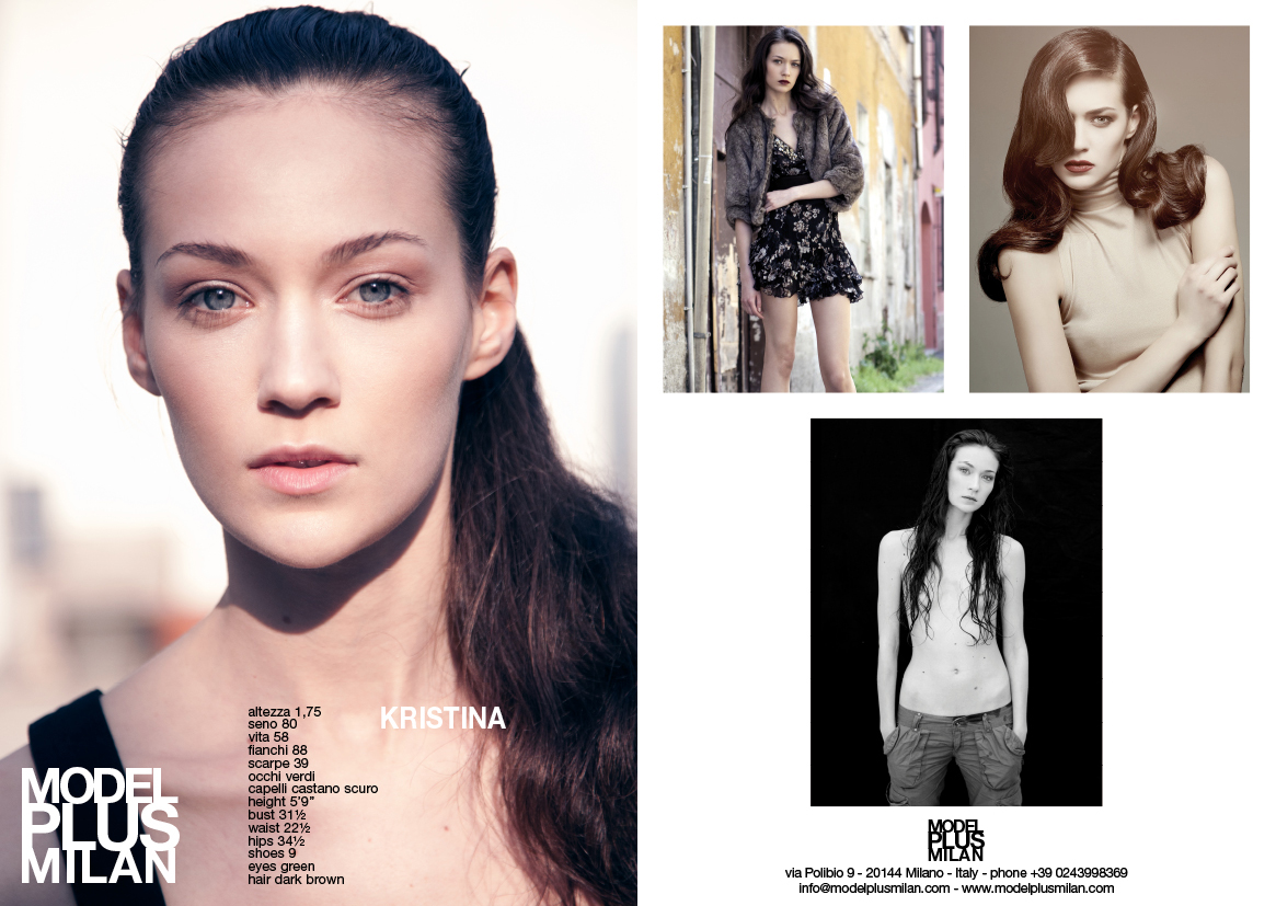 Model Plus Milan: Just Printed: Kristina