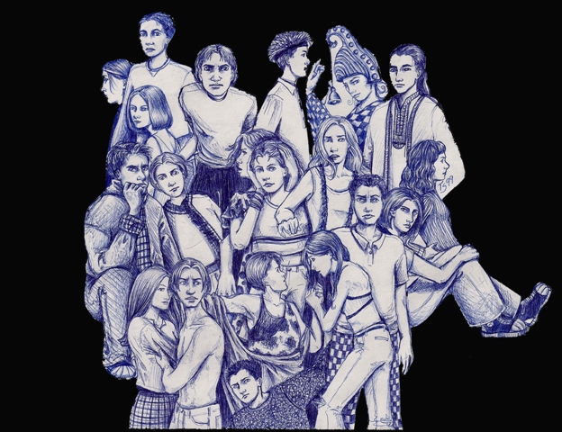 Just Art Stuff: Archives: Pen Doodles 2- Groups 1995-2003