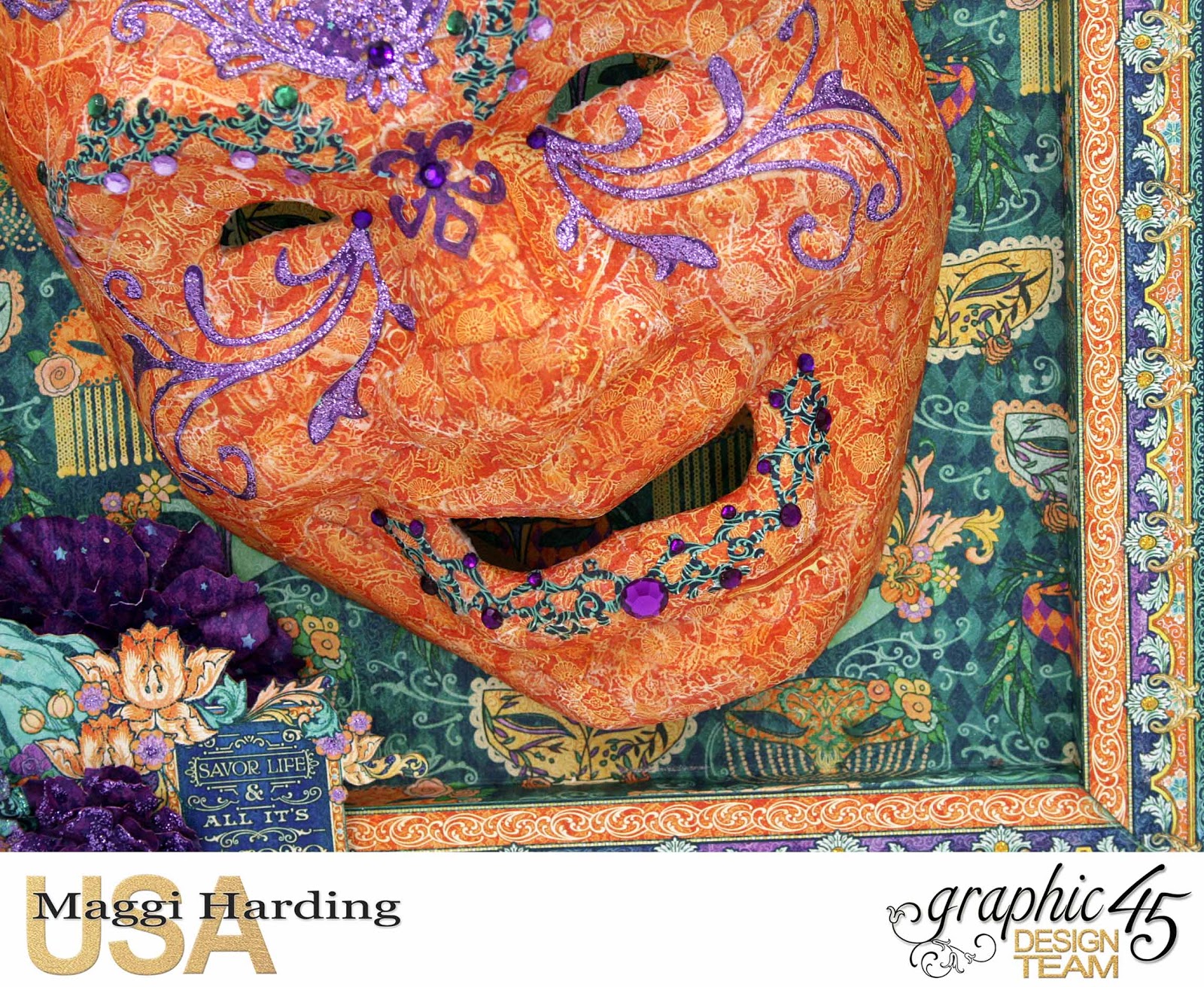 Scrap, Travel, and Bark!: Midnigh Masquerade mask