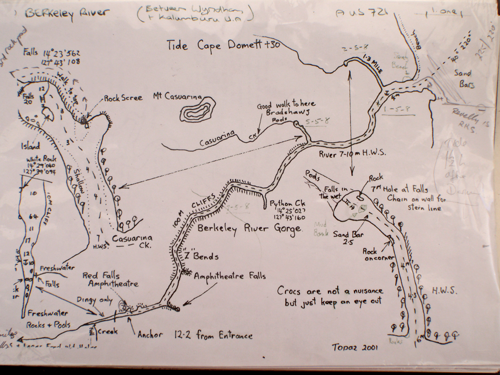 Sailing Aussie coast: Berkeley River - Kimberley's