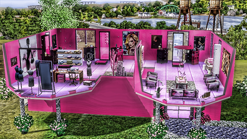 sims 3 models: Salon ''Beauty center''