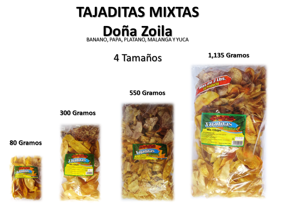 Productos Doña Zoila: Tajaditas Mixtas (Banano, papa, platano, yuca y ...