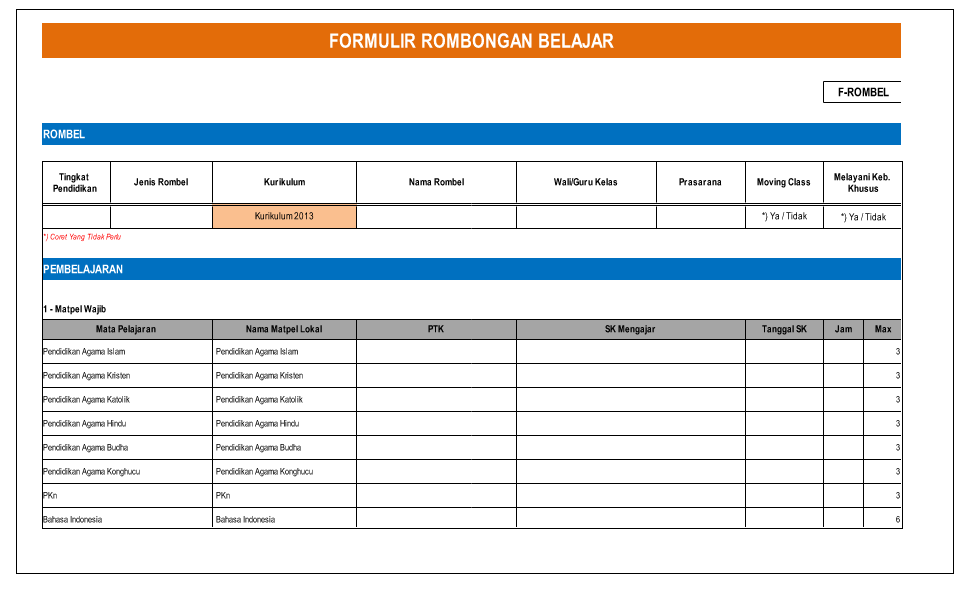 Download Formulir Excel Pendataan Dapodik Versi 2016/2017 SD, SMP, SDLB ...