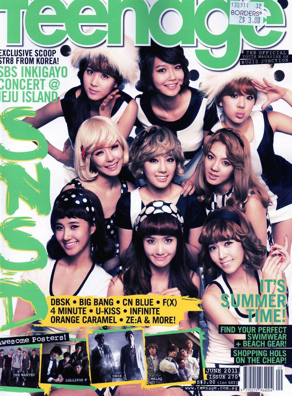 Girls Generation UK (SNSDFansUK): SNSD featured on "Teenage" magazine ...