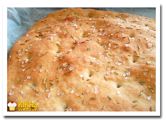 Kikas virtuve: Focaccia - Fokača
