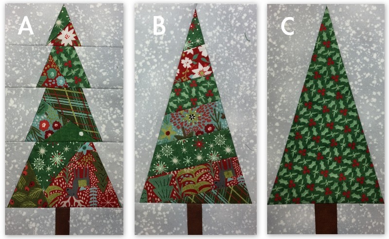 Stitching With 2 Strings: A Template Alternative to a Paper Pieced Tree
