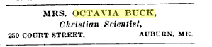 Heirlooms Reunited: 1902 Photograph of Mrs. Octavia Buck of Auburn, Maine