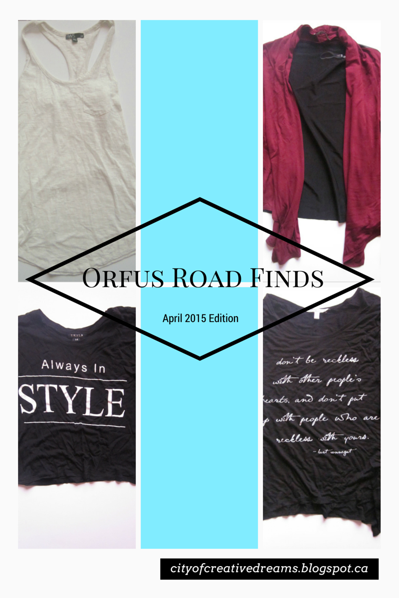 Orfus Road Finds - April Edition - City of Creative Dreams