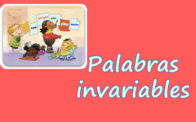 Tema 7 Las palabras invariables