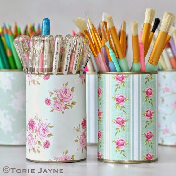 Frugal Crafts: Don't Throw Out Those Cans · Cozy Little House