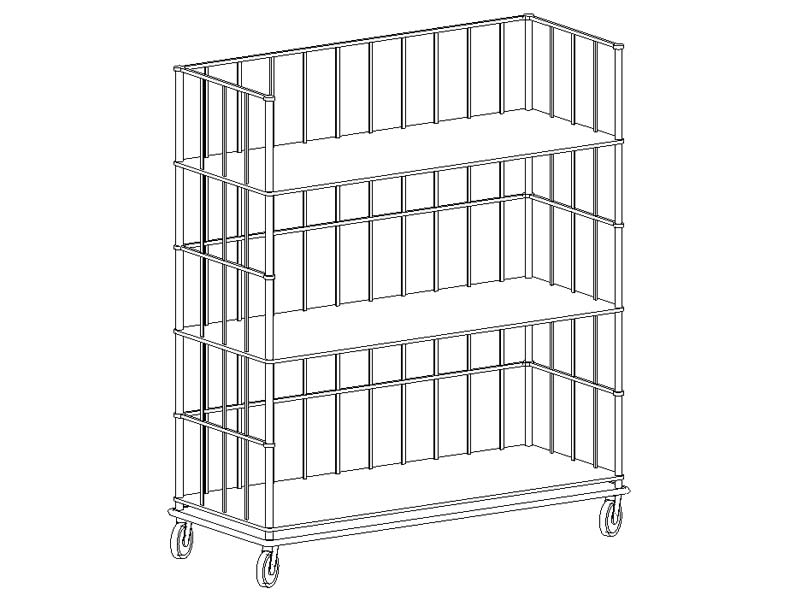 BIM HEALTHCARE REVIT FAMILIES : Supply Carts