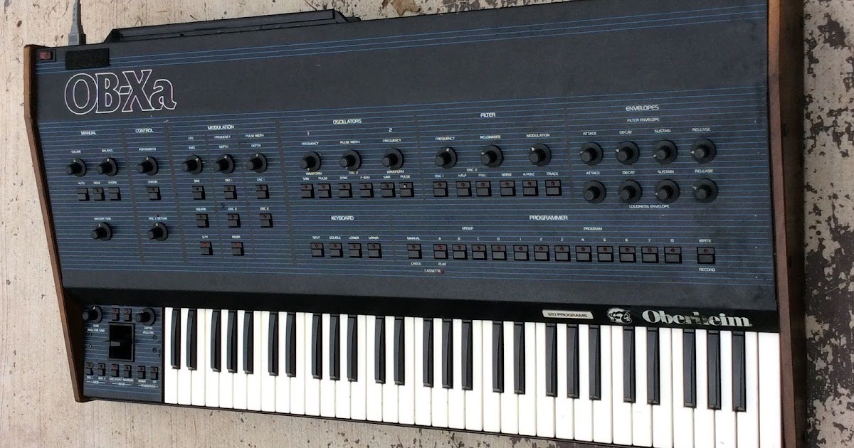 MATRIXSYNTH: Vintage Oberheim OBX-a Synthesizer with Case