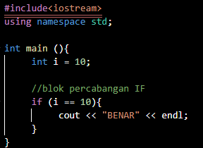 Blok Percabangan pada C++ -- Pengertian dan Struktur Datanya #1 | ZONA ...