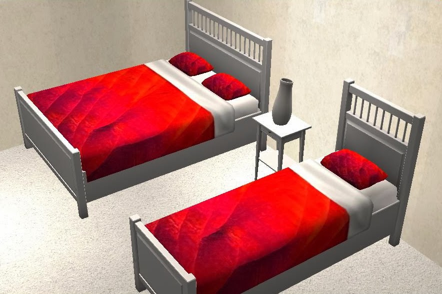 TheNinthWaveSims: The Sims 2 - Spectrum Flow Bedding Set