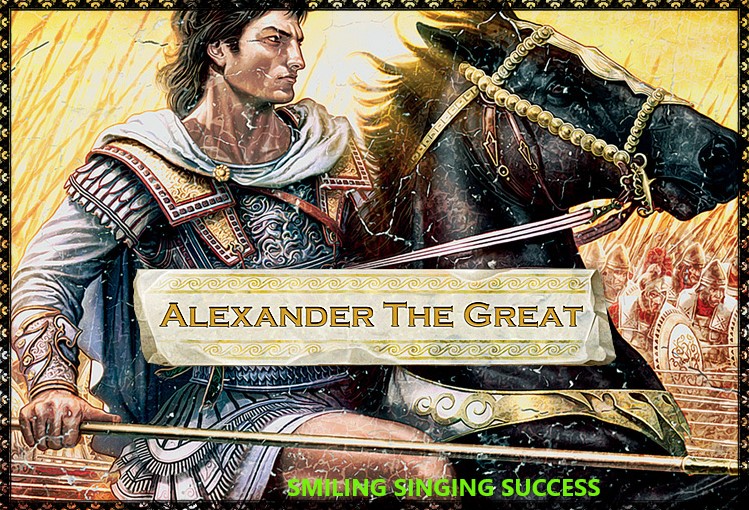 smiling singing success