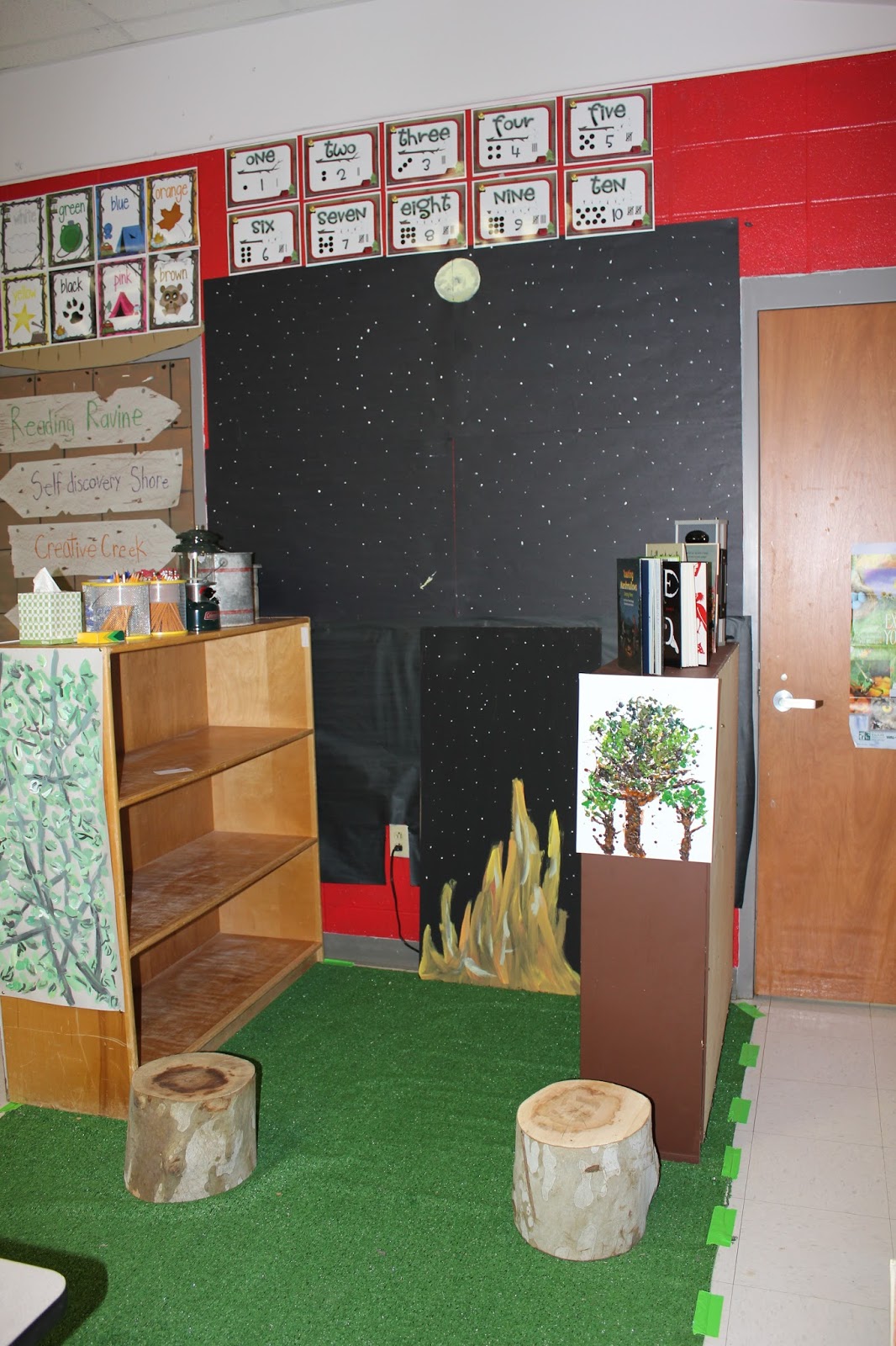 The Kinder Monster: Mr. Howse's Camping Classroom Tour