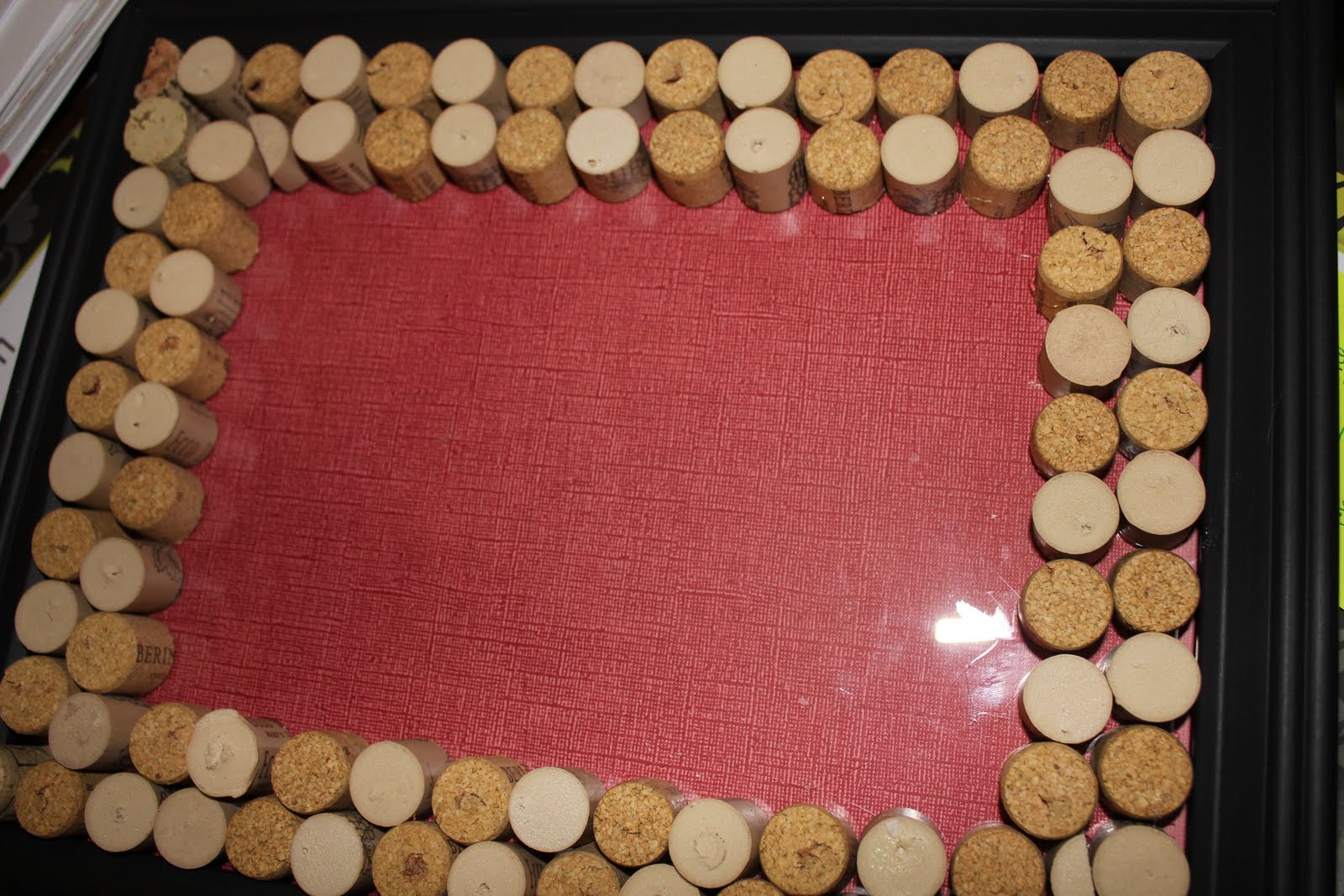 simply made with love: Wine Cork Menu Board