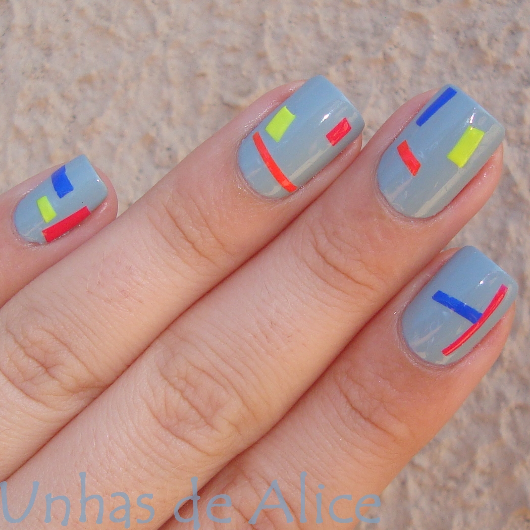 Unhas de Alice: Abre Alas Pro Cinza Passar - Risqué + Neon