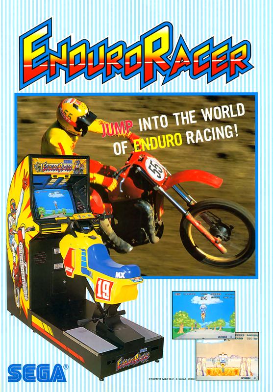 FRGCB - Finnish Retro Game Comparison Blog: Enduro Racer (Sega, 1986)