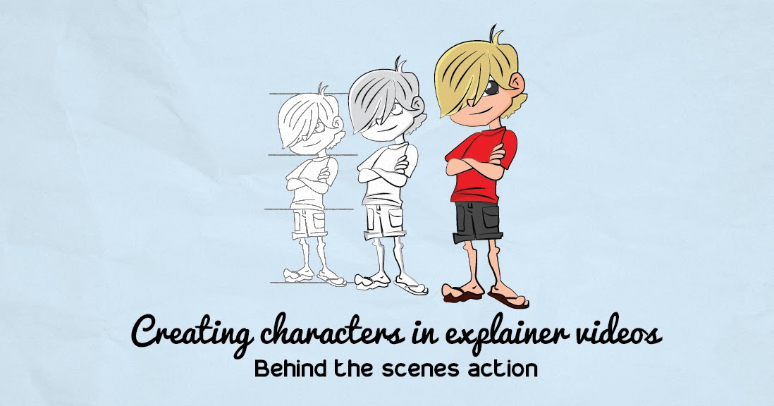 Creating characters in explainer videos: Behind the scenes action