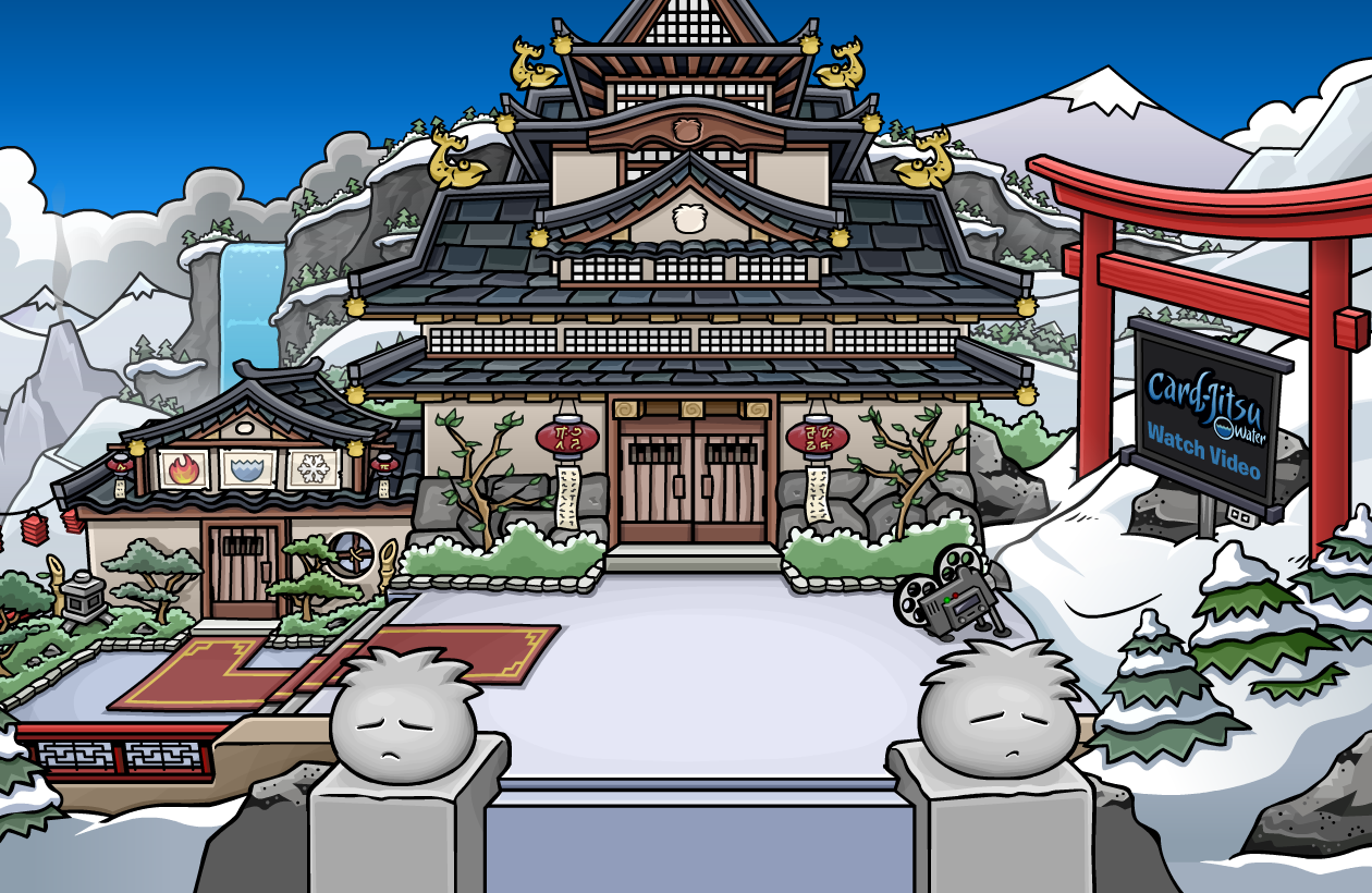 Chill's Club Penguin Opinions : A Brand New Dojo Courtyard