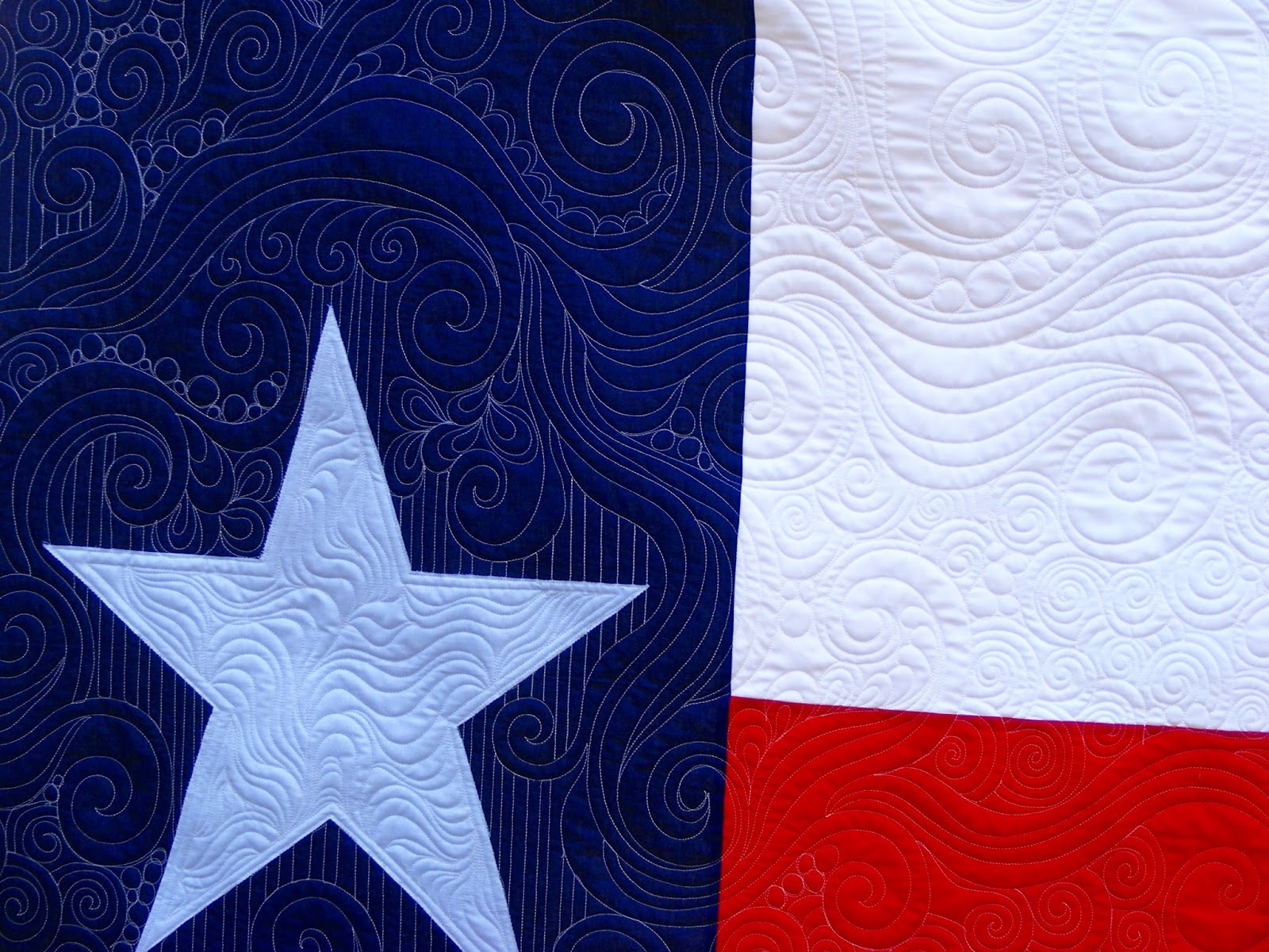 TIA CURTIS QUILTS: Texas Flag quilt #18