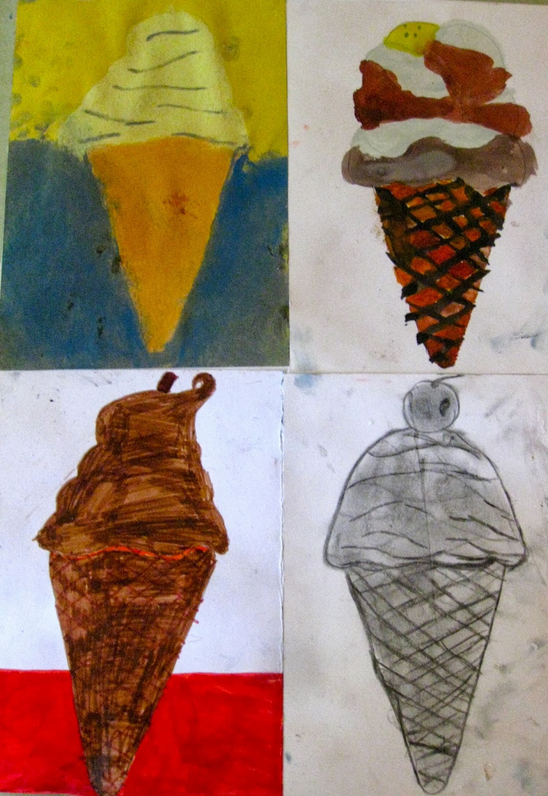 Art Circle: Pop art ice cream cones