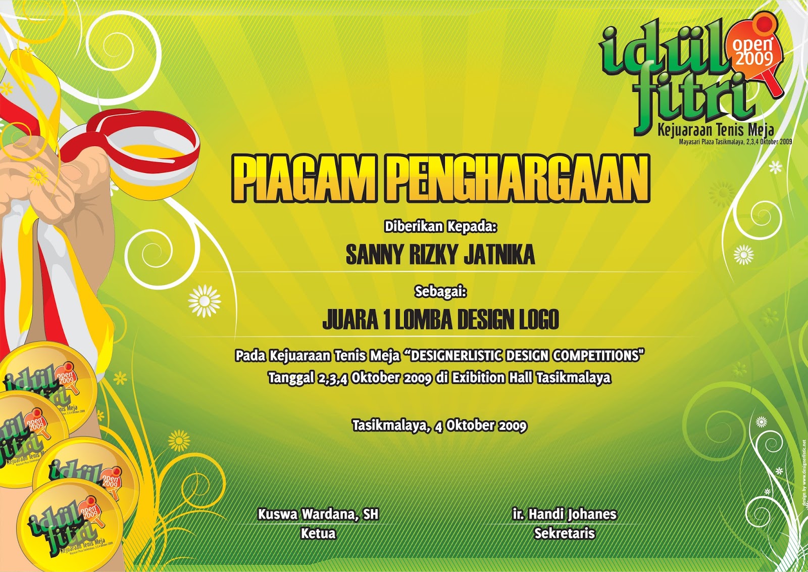 Desain Sertifikat & Piagam