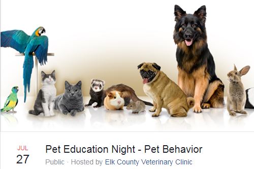 Cameron County PA News: Pet Education Night - Pet Behavior