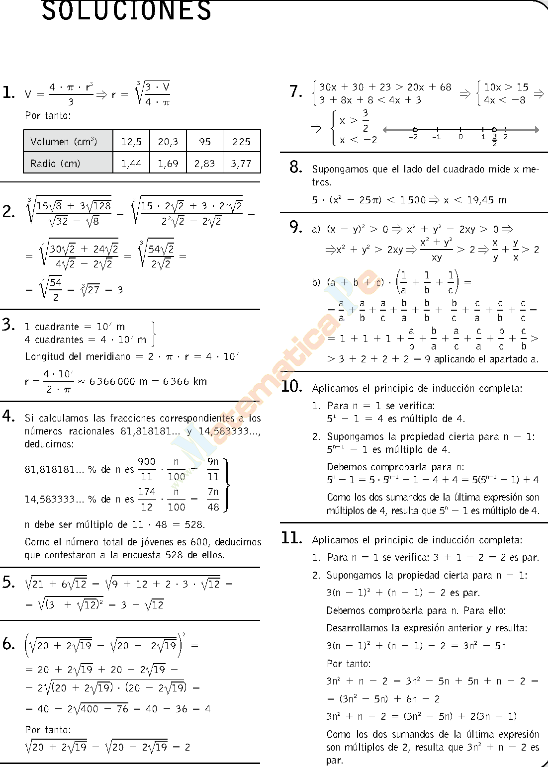NÚMEROS REALES , OPERACIONES Y ORDENACIÓN EJERCICIOS RESUELTOS ...