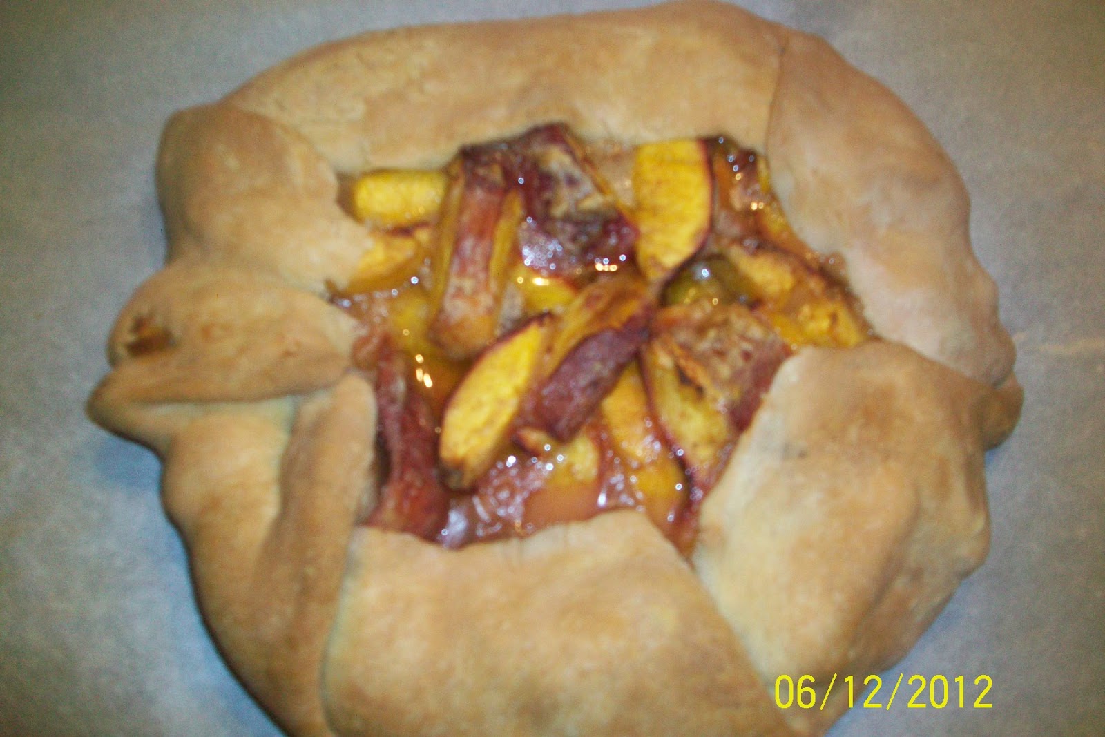 A Day in the Life of Liz..... In the Kitchen!!: Rustic Peach Pie