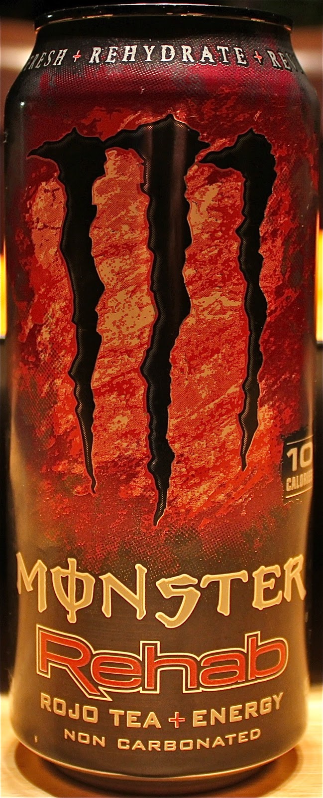 ADDICTED 2 ENERGY!: REVIEW OF MONSTER REHAB ROJO TEA