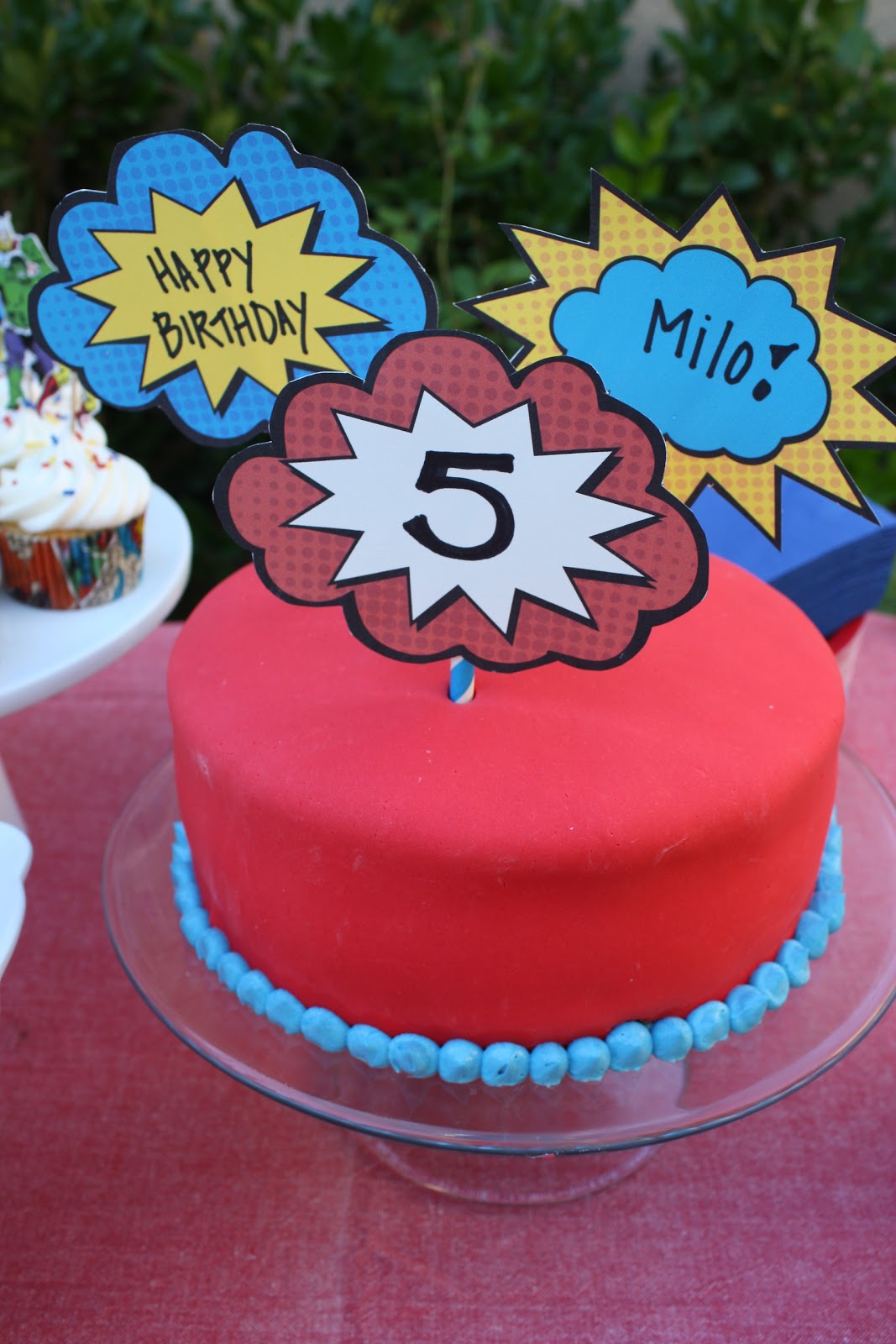 Buttercream Buzz: Superhero Cake