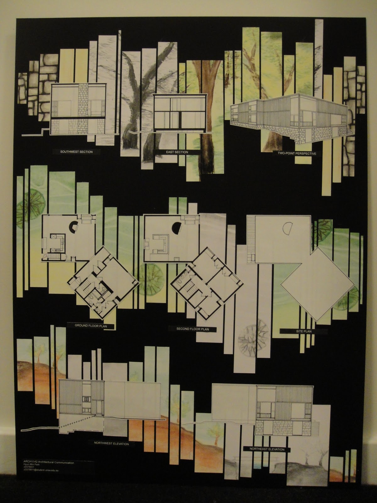 Hyun-Min Park: Fisher House Drawing, Louis Kahn