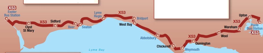 Great British Bus Routes: X53: Poole - Exeter