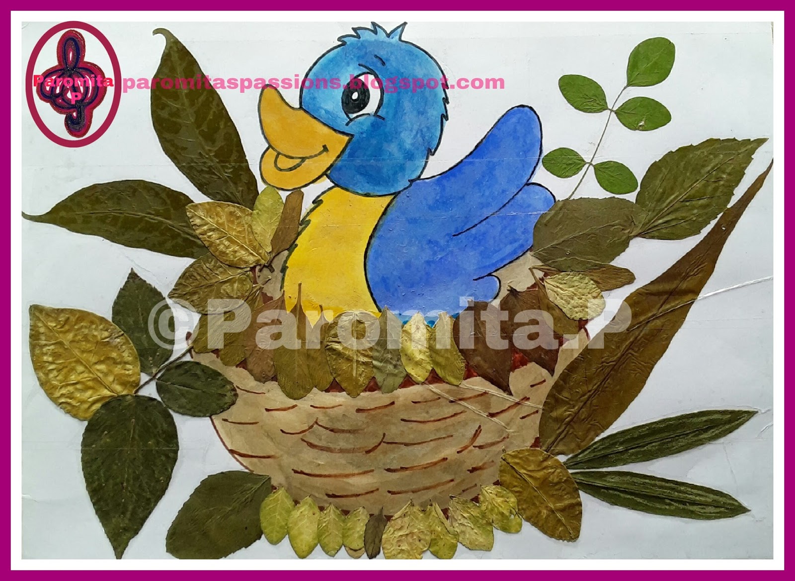 Leaf Pasting Activity - Paromita's Passions