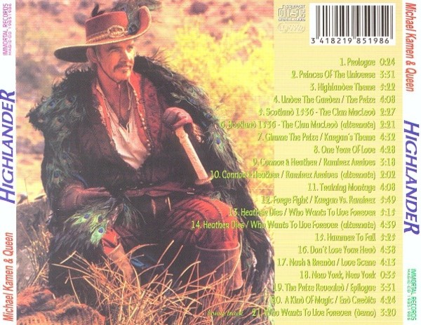 Highlander - Soundtrack