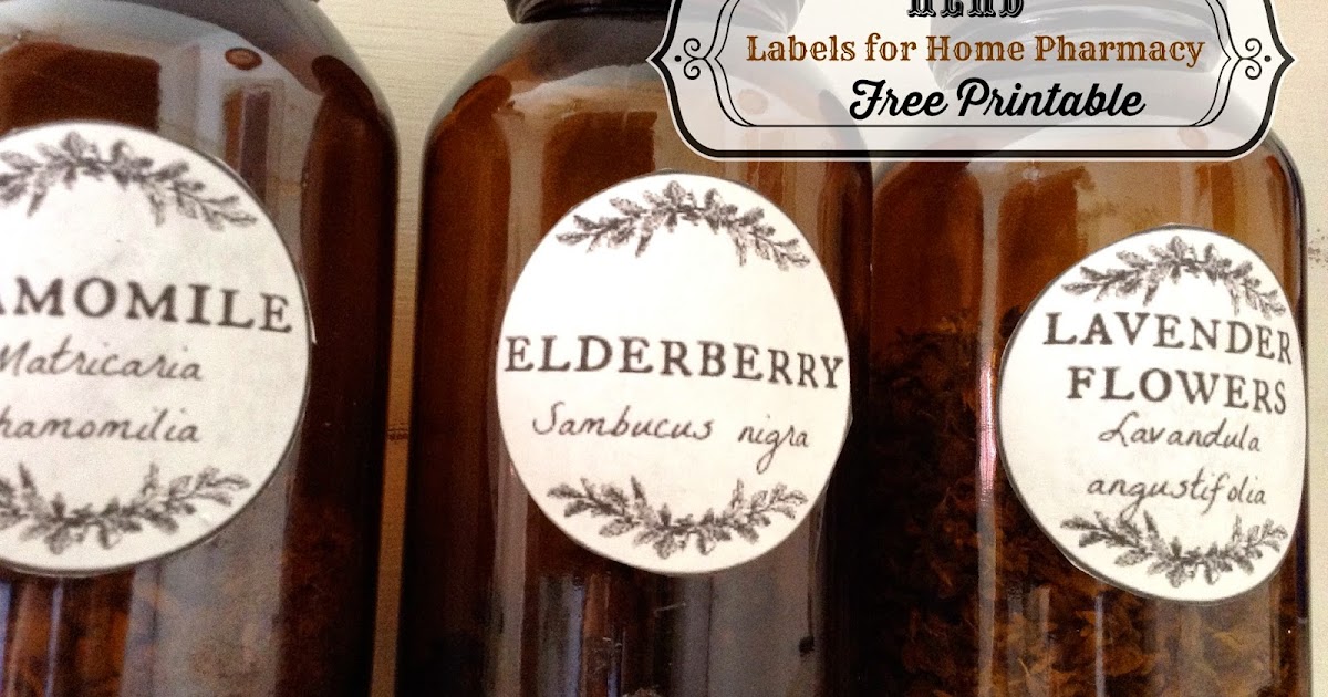 Strangers & Pilgrims on Earth: Apothecary Herb Labels {Free Printable ...