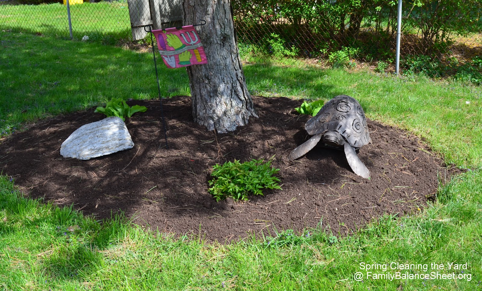 Front Yard Landscaping: Spring Clean Up! - Family Balance Sheet