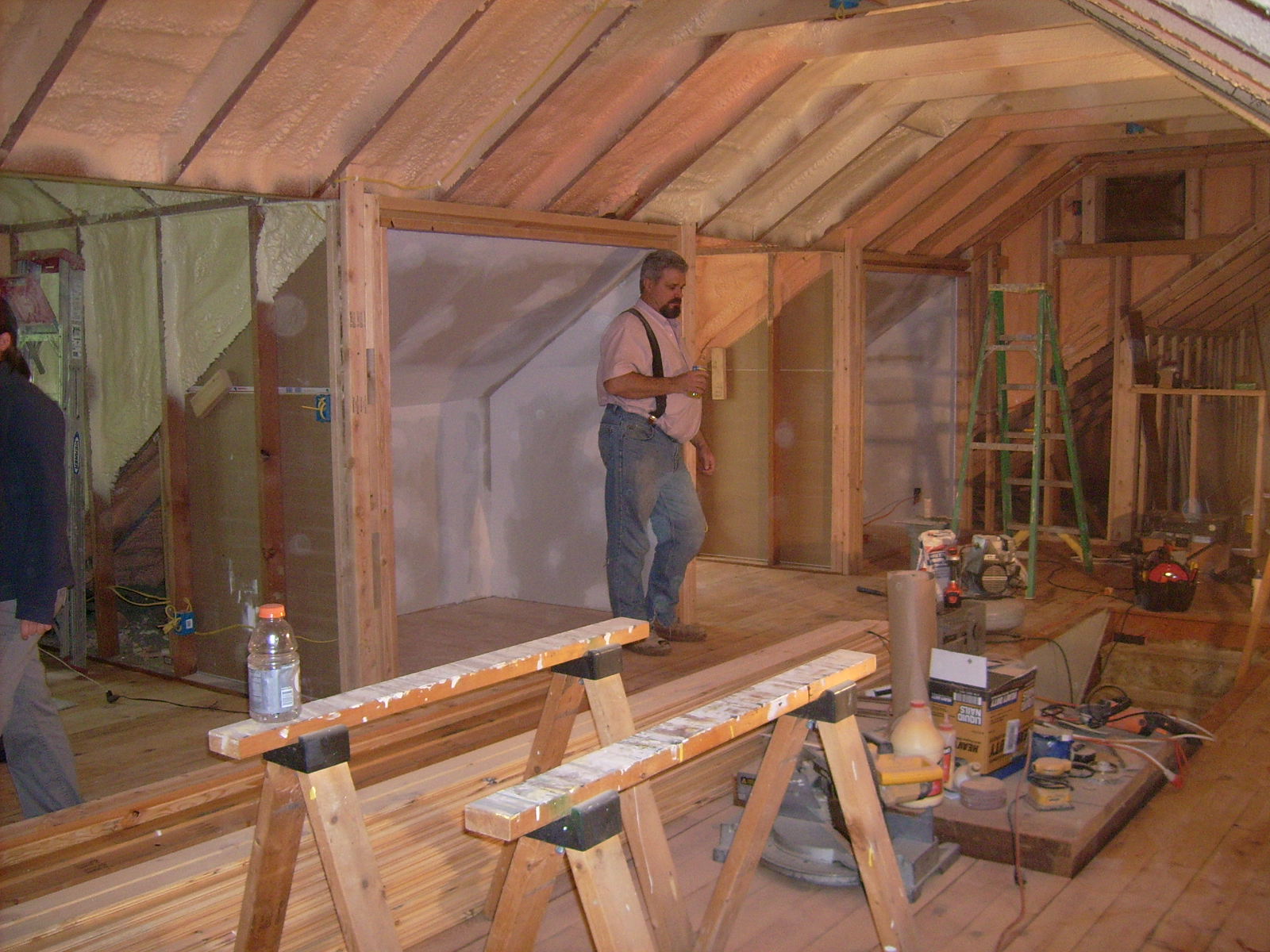 Lewis Remodeling & Restorations: Dark Attic transformed into Master ...