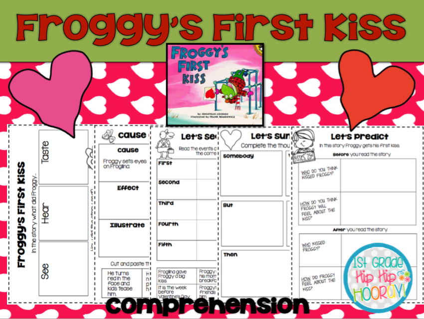 1st Grade Hip Hip Hooray!: Froggy's First Kiss....Literacy Activities ...