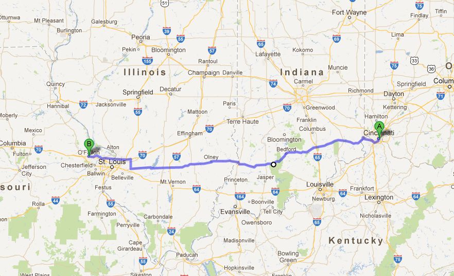 Travel with Kevin and Ruth: Cincinnati to St. Louis