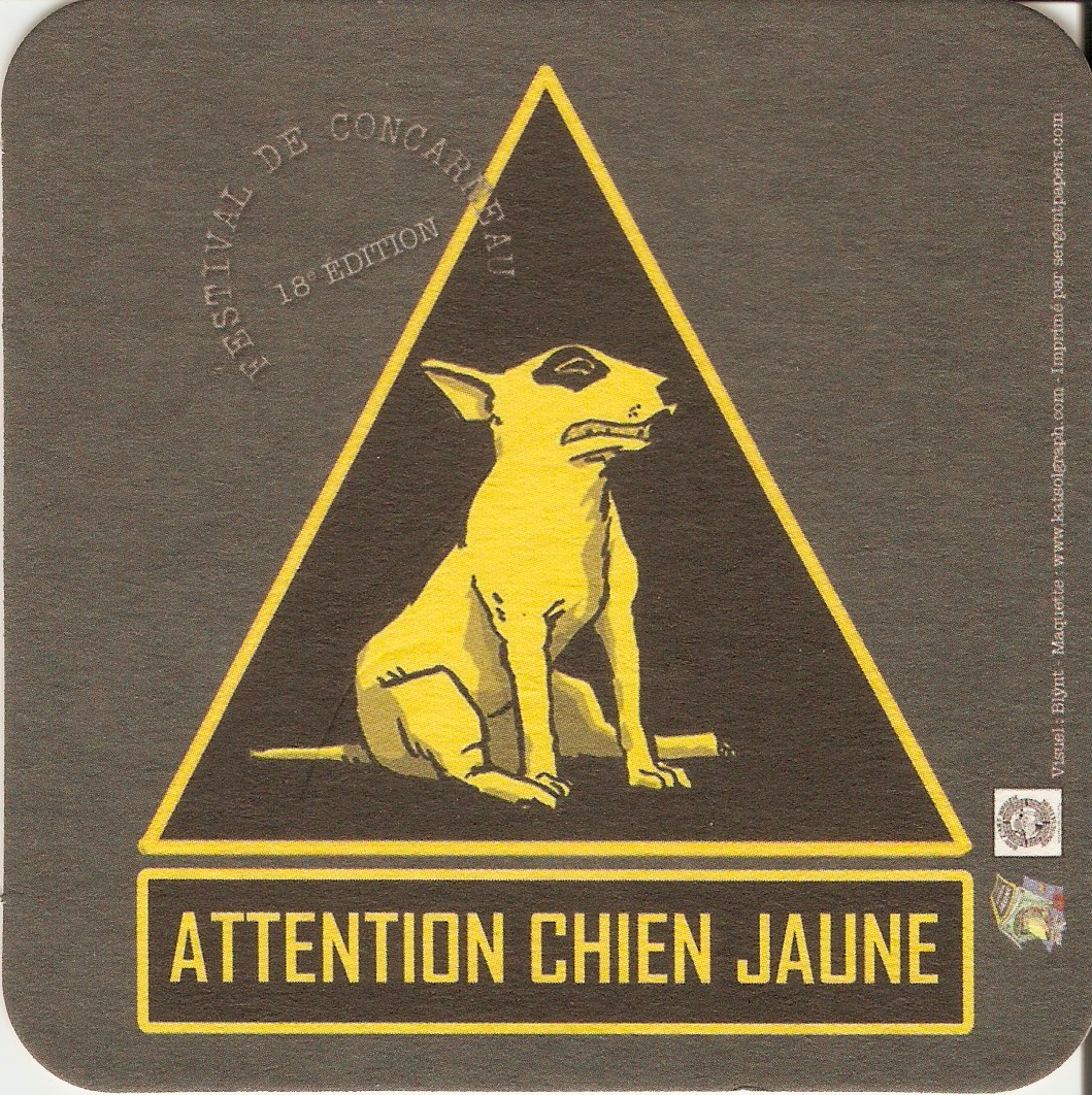 La Marcophilie Navale Envelopmer: Attention Chien Jaune