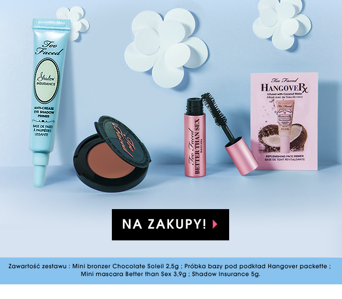make-up-land: Miniatury Too Faced gratis w Sephora online?