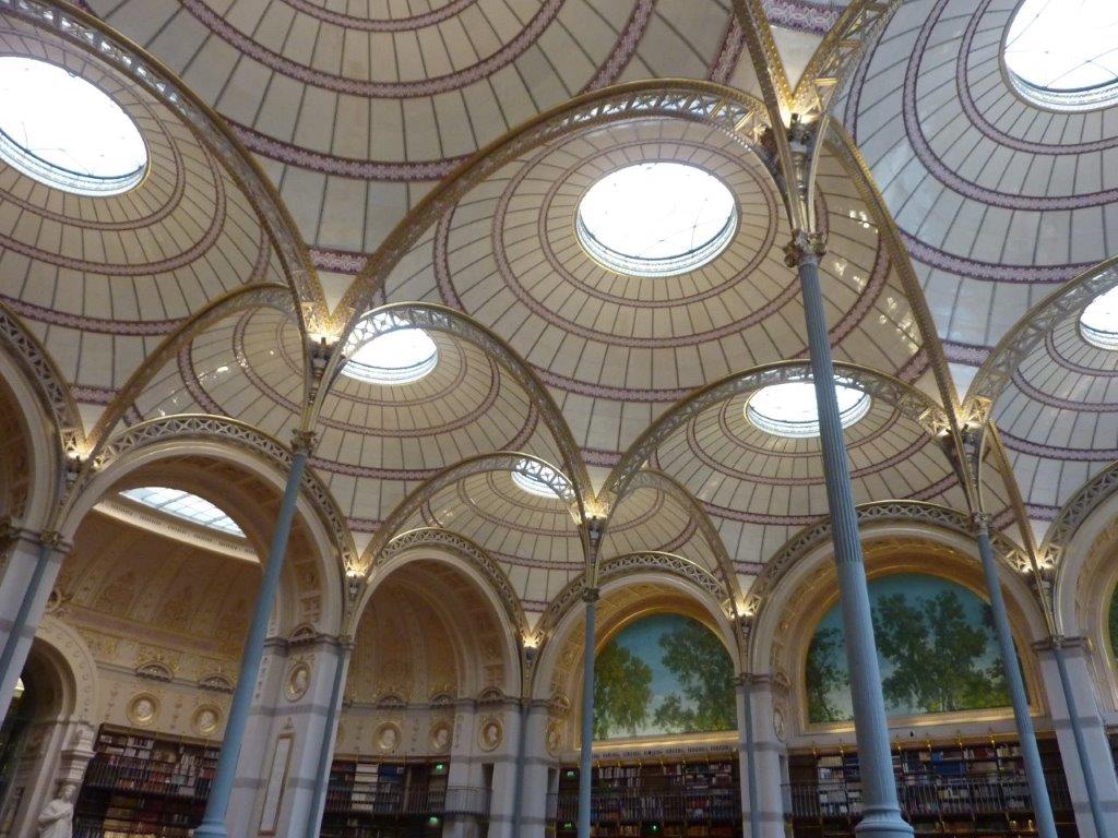 Paris-bise-art : La salle Labrouste de la Bnf.