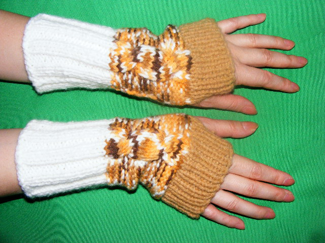 Poarta handmade!: Manusi Tricotate Manual La Moda Iarna