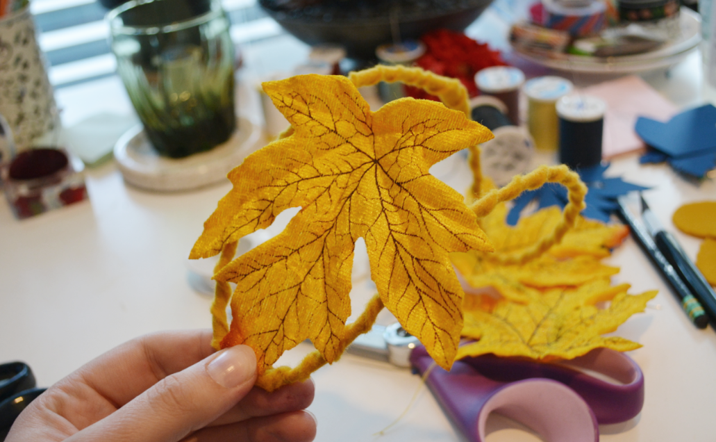 The Closet Historian: Another Little Fall Leaf Hat Tutorial