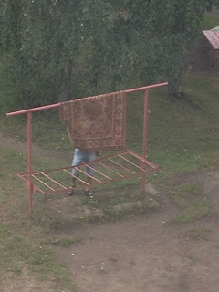 At Least One Picture A Day: August 21 2012 Rug Beating